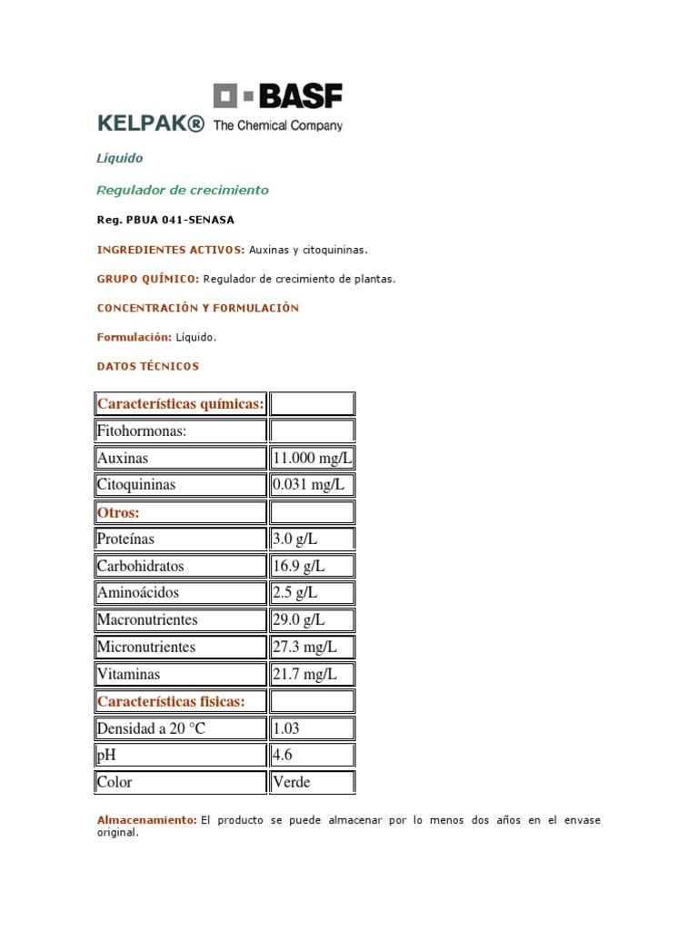 KELPAK | PDF | Auxina | Nutrientes
