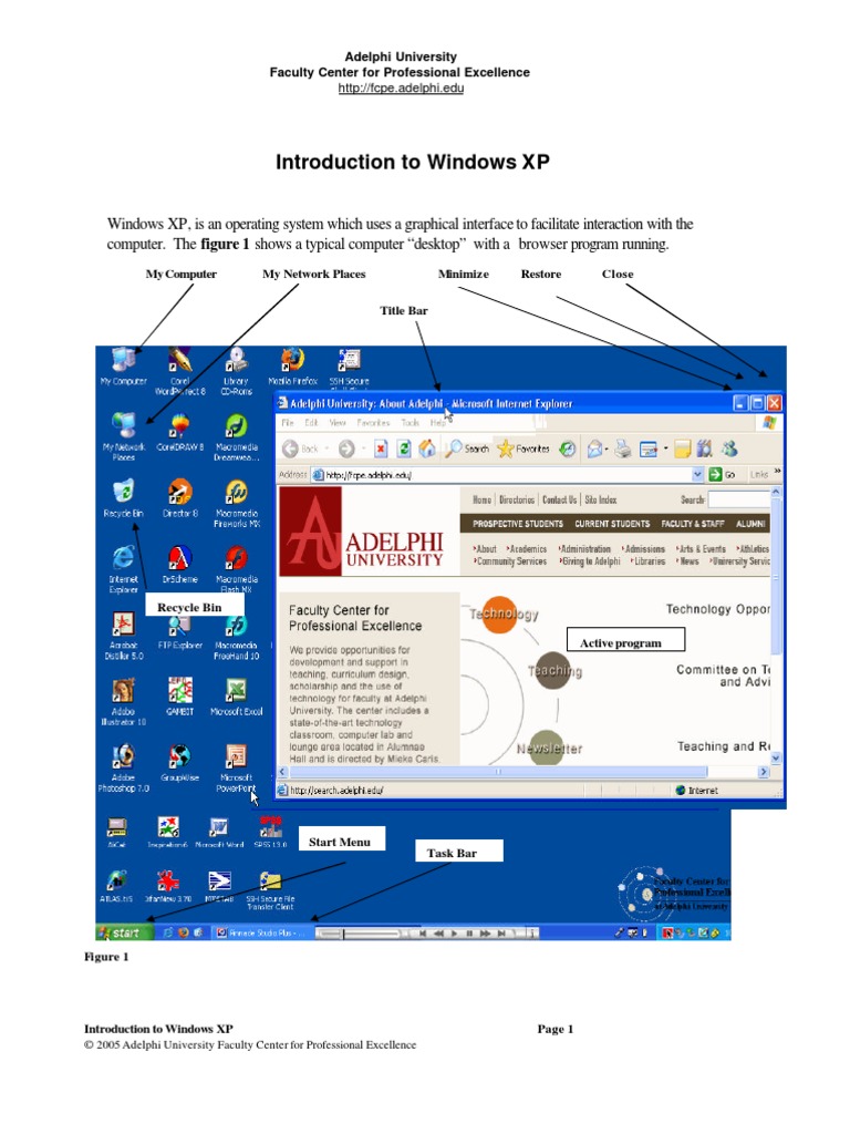 Introduction To Windows XP | Download Free PDF | Icon (Computing ...
