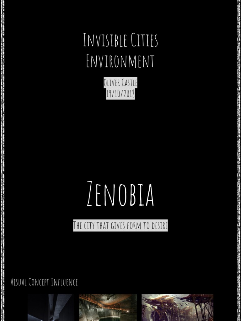 Invisible Cities: Zenobia Presentation | PDF