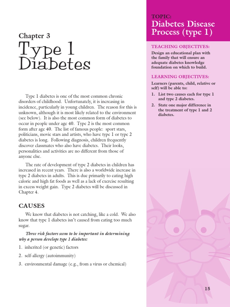 Diabetes Disease Process (Type 1) | PDF | Diabetes Mellitus Type 1 ...