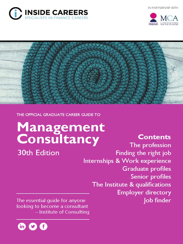 Management Consultancy PDF | PDF | Consultant | Strategic Management