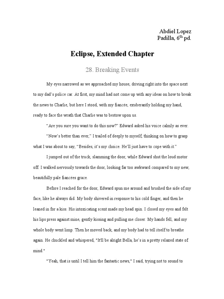 Eclipse (Extended Chapter) | PDF