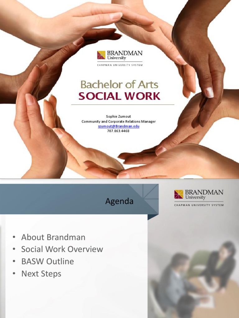 Basw Info Session Presentation | PDF | Social Work | Mental Health