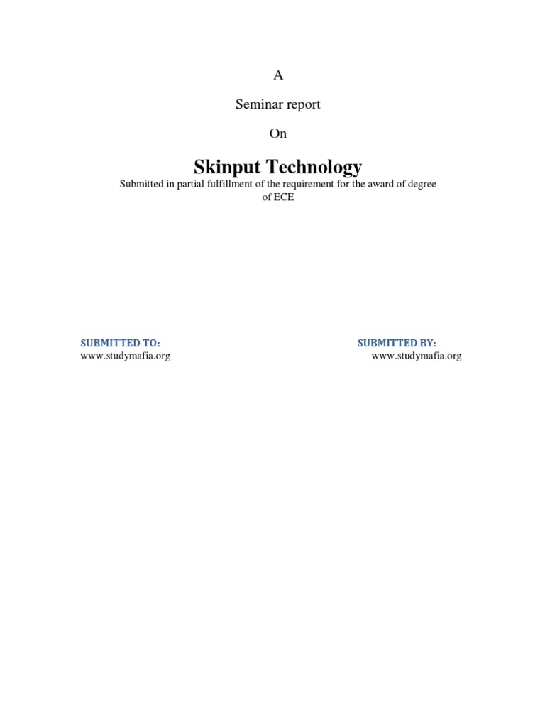Skinput Technology | PDF | Waves | Sampling (Signal Processing)