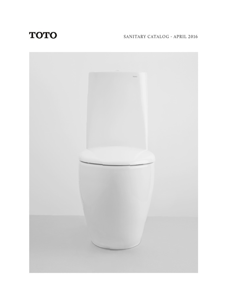Toto Catalog | PDF | Toilet | Sewerage