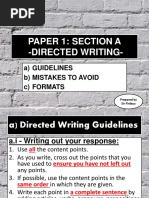Types of Directed Writing | PDF | Idiom | Essays