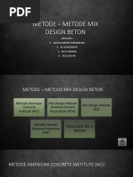 Sni Mix Design Beton 2012 | PDF