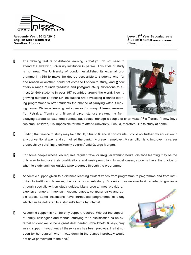 Benefits of Distance Learning | PDF | Academic Degree | Distance Education