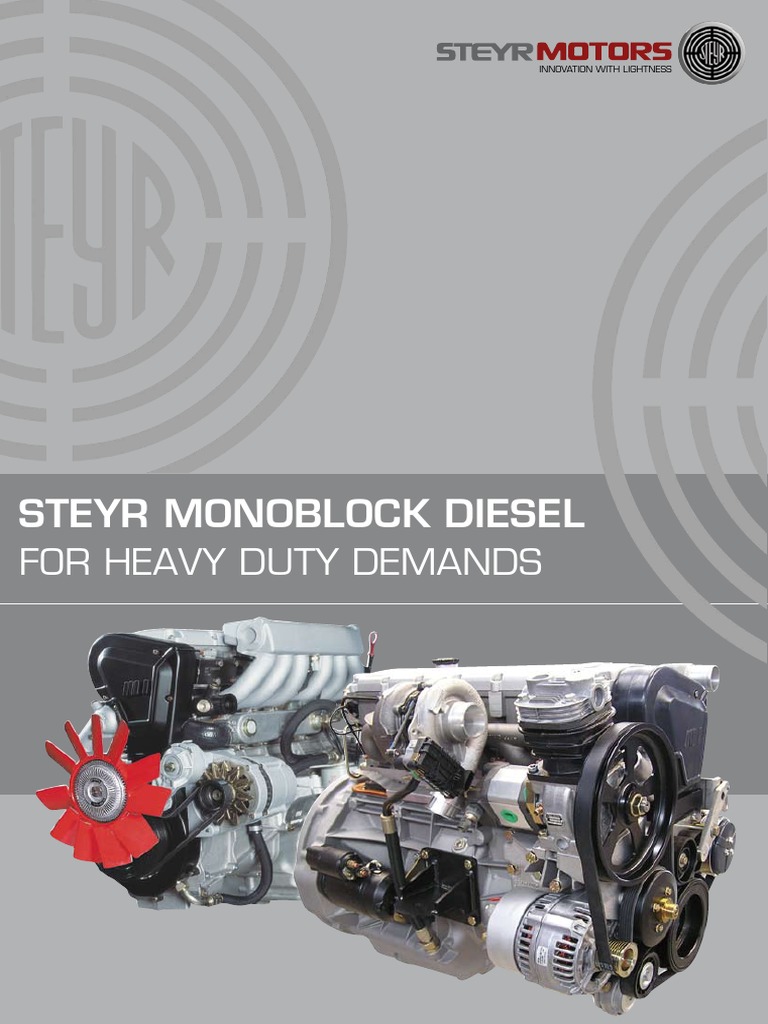 Lightweight and Robust: An Overview of Steyr's Monoblock Diesel Engine ...