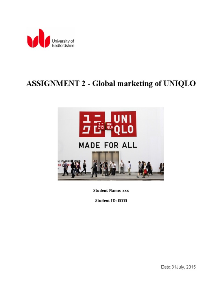 UNIQLO's Global Marketing Strategy Analysis | PDF | Promotion ...