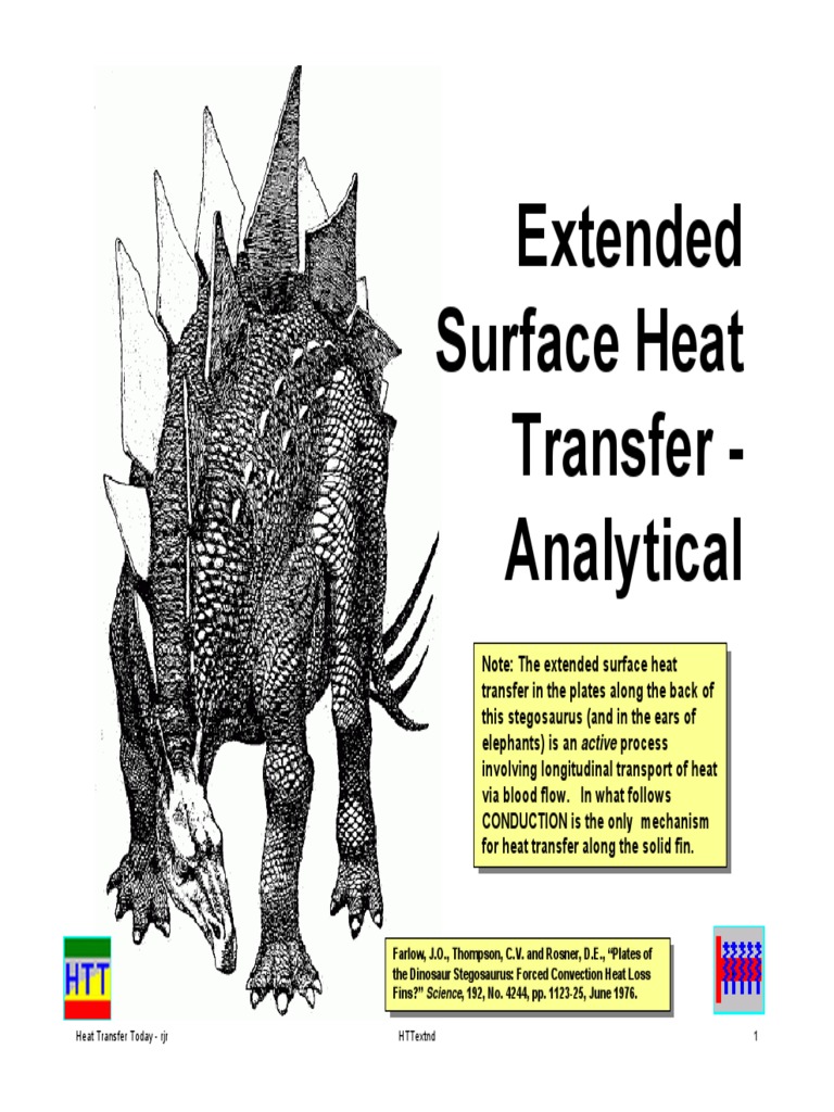 Heat Transfer Extended Surface | PDF | Thermal Conduction | Heat Transfer