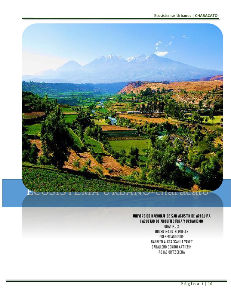 Characato Parte INICIO | PDF | Ecosistema | Earth Sciences