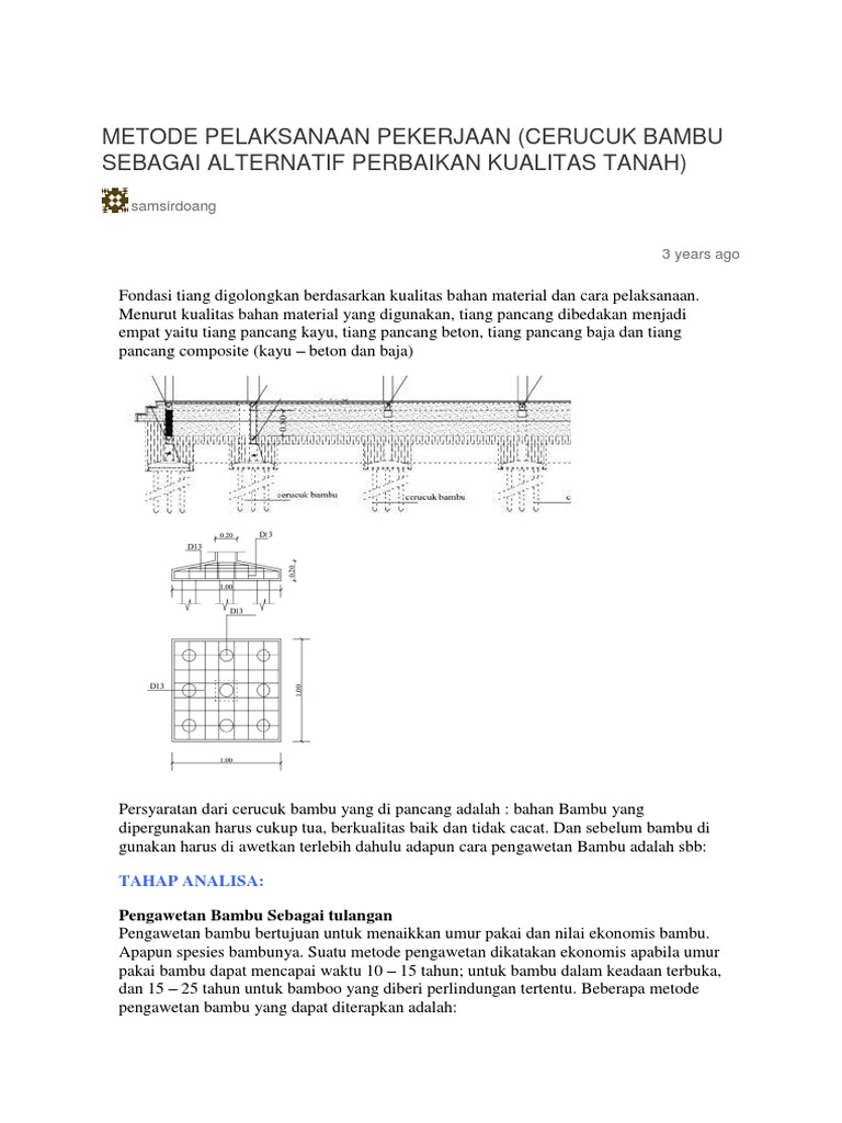 Metode Cerucuk Bambu | PDF