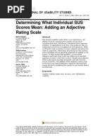 Interpret Your SUS Score Effectively | PDF | Percentile | Usability