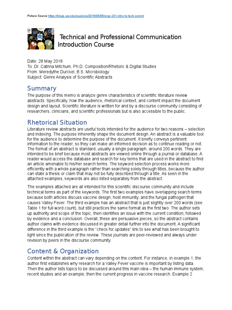 5 s2 t4 Memo For Genre Analysis - 3 Examples | PDF | Abstract (Summary ...