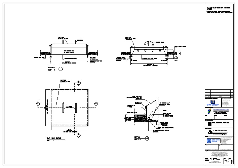 A0.18 Typical Detail - GMP Lamp Detail (By Others) | PDF | Civil ...