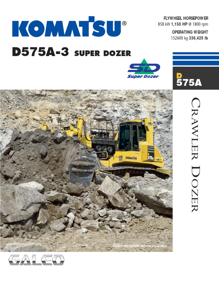 D575A 3SD Spec Sheet | PDF | Transmission (Mechanics) | Clutch
