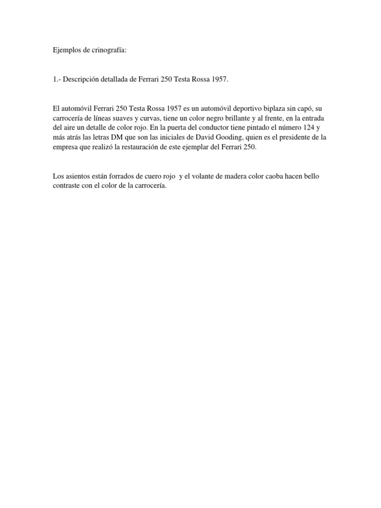 Ejemplos de Crinografía | PDF