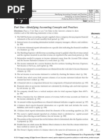 Accounting 1 Chapter 4 Quiz | PDF | Debits And Credits | Accounting
