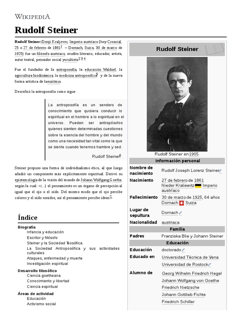 Rudolf Steiner | PDF | Rudolf Steiner