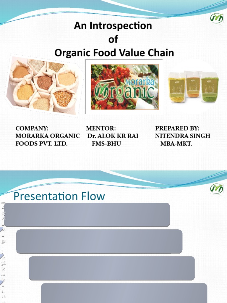 Organic Food Value Chain | PDF | Economies | Organic Farming