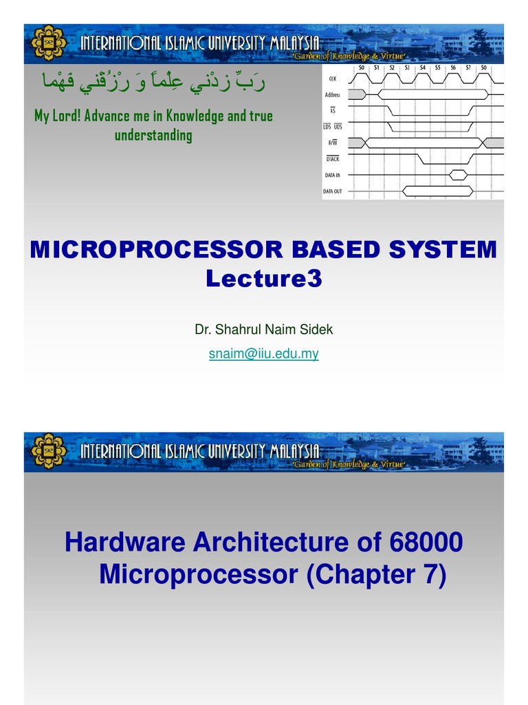 Microprocessor Based System: My Lord! Advance Me in Knowledge and True Understanding | Download ...