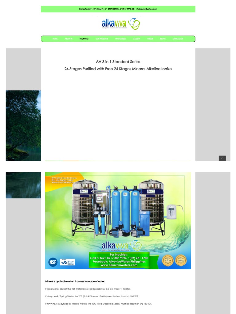 Reverse Osmosis System 24 Stages and 24 Stages Mineral Alkaline Ionized ...