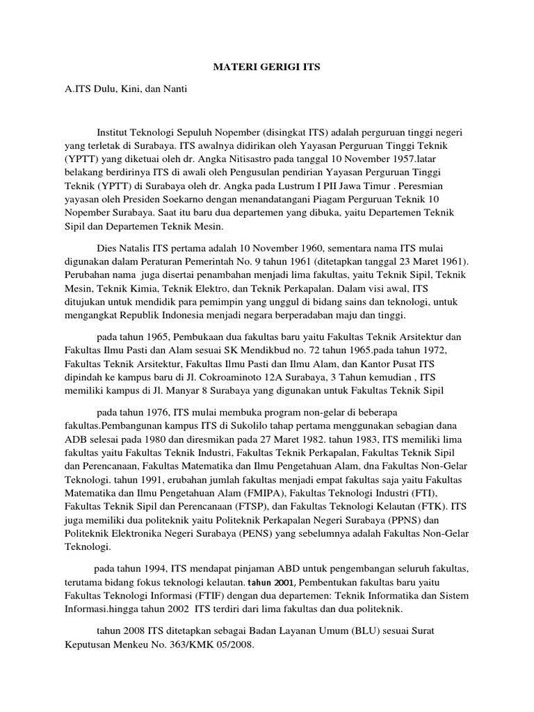 Materi Gerigi Its | PDF