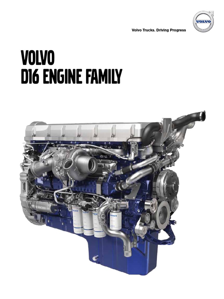 Volvo D16 Engine Family: Volvo Trucks. Driving Progress | PDF | Engines ...