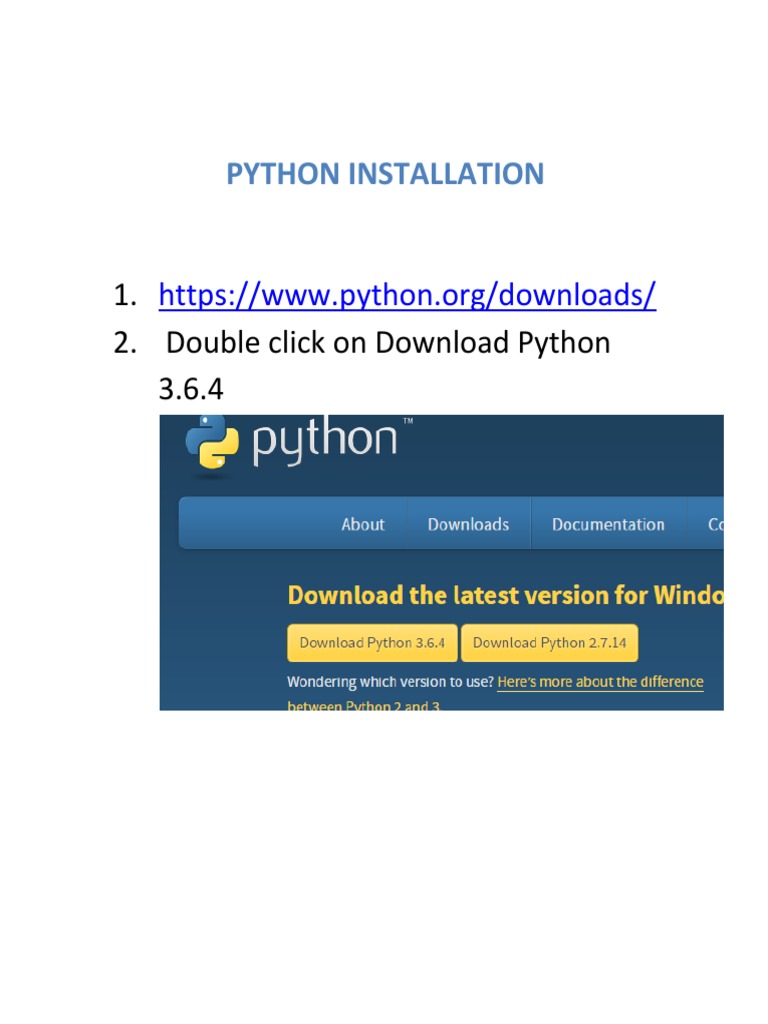 Python Setup Guide for Beginners | PDF