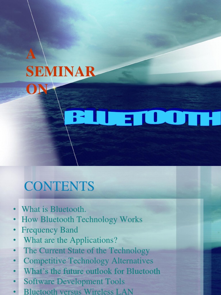 Understanding Bluetooth Technology Basics | PDF | Bluetooth | Wireless