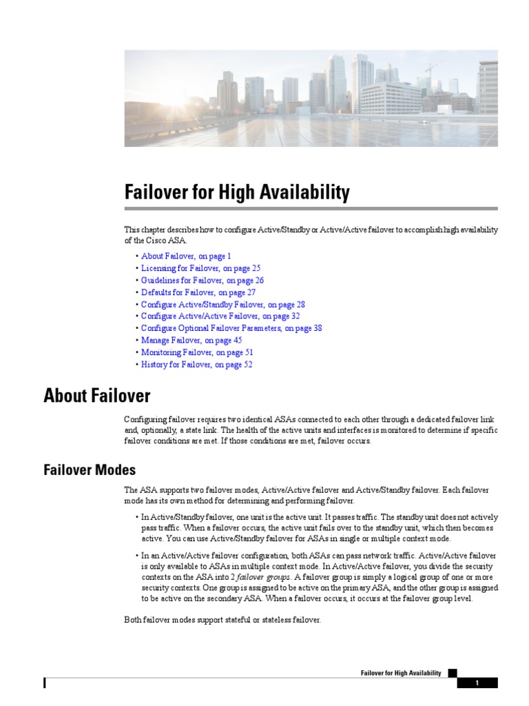 Failover For High Availability | PDF | Network Switch | Virtual Private ...