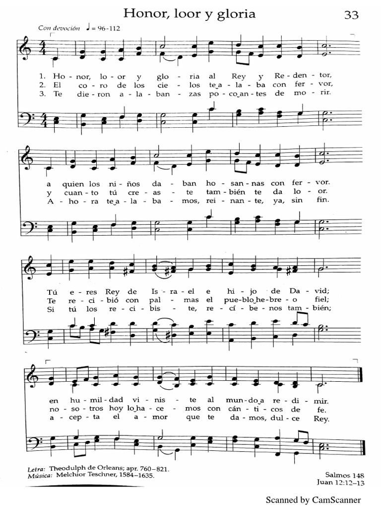 Honor, Loor y Gloria | PDF