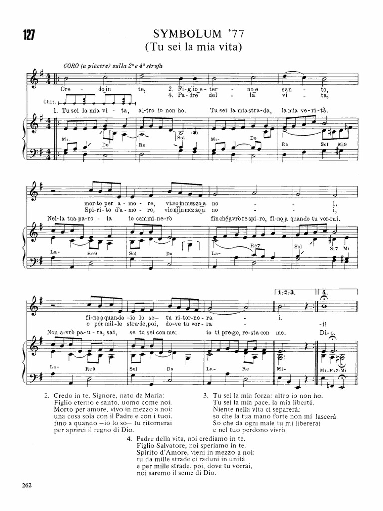 Symbolum 77 Spartito 2 | PDF