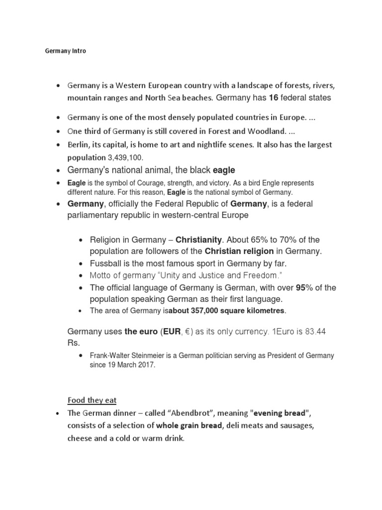 Germany Intro: Eagle Is The Symbol of Courage, Strength, and Victory ...