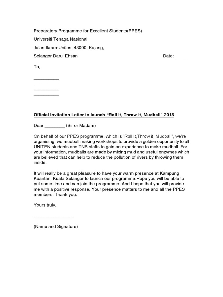 Invitation to Mudball Workshop Launch | PDF | Business