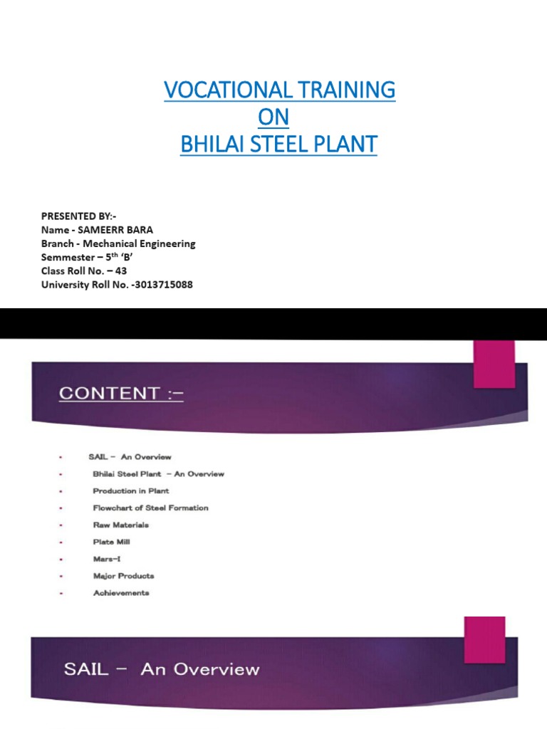 BSP Plant Visit Presentation | PDF