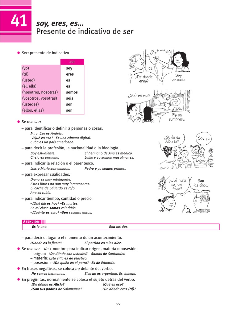 Ejercicios de ser y estar en presente | PDF | Naturaleza
