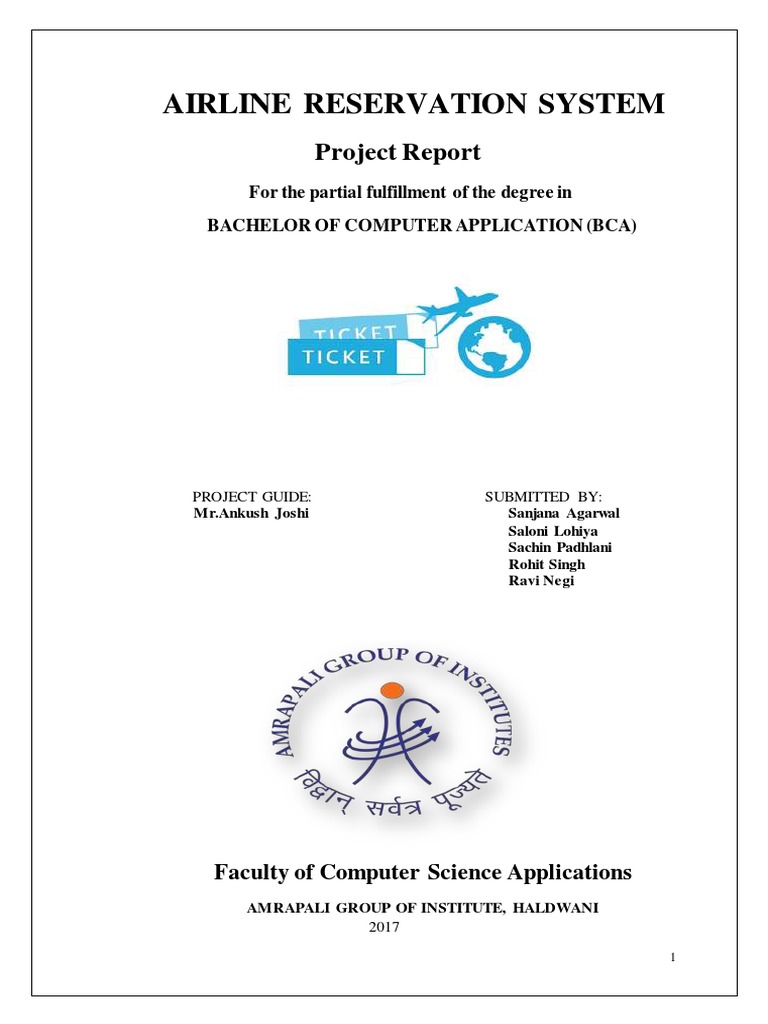 Airline Reservation System Report | PDF | Databases | World Wide Web
