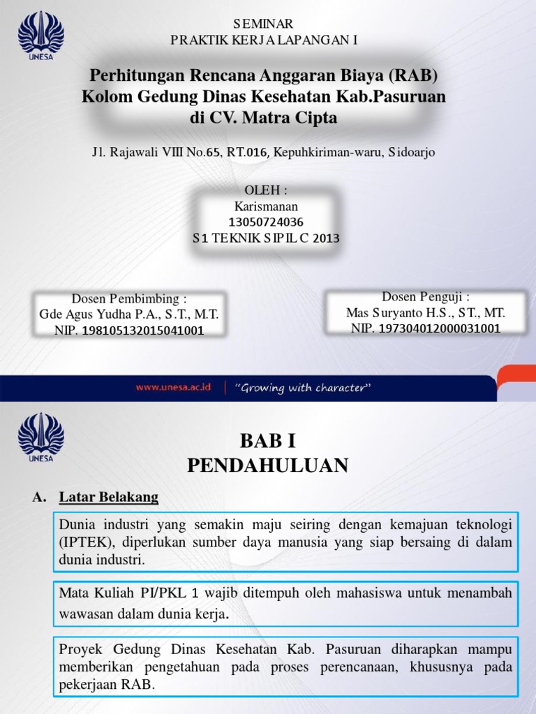 Perhitungan RAB | PDF