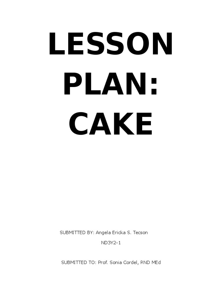 Cake Making Methods and Types | PDF | Cakes | Breads