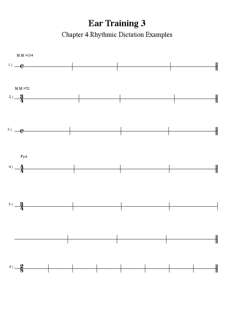 Et 3 Chapter 4 Rhythmic | PDF