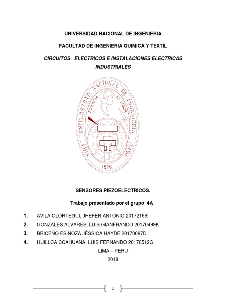 4a. Sensor Piezoelectrico | PDF | Piezoelectricidad | Física