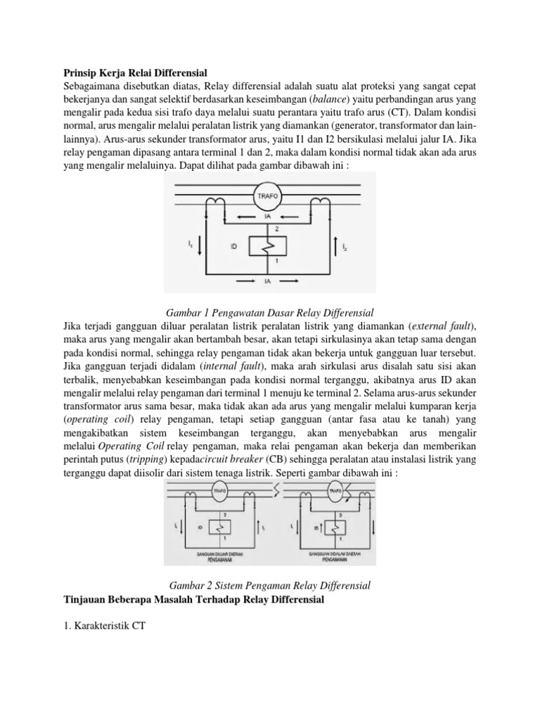 Rele Differensial | PDF