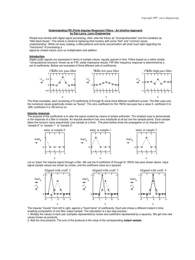 15Khz Low Pass Filter 5Khz Low Pass Filter 15Khz High Pass Filter | PDF ...