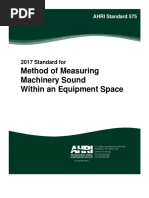 ANSI - AHRI Standard 270-2008 PDF | PDF | Air Conditioning | Sound