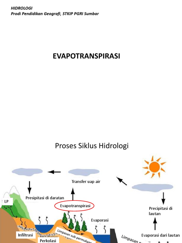 3 Evapotranspirasi | PDF | Sains & Matematika | Teknologi & Rekayasa