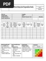 Penilaian Matriks Risiko K3 | PDF
