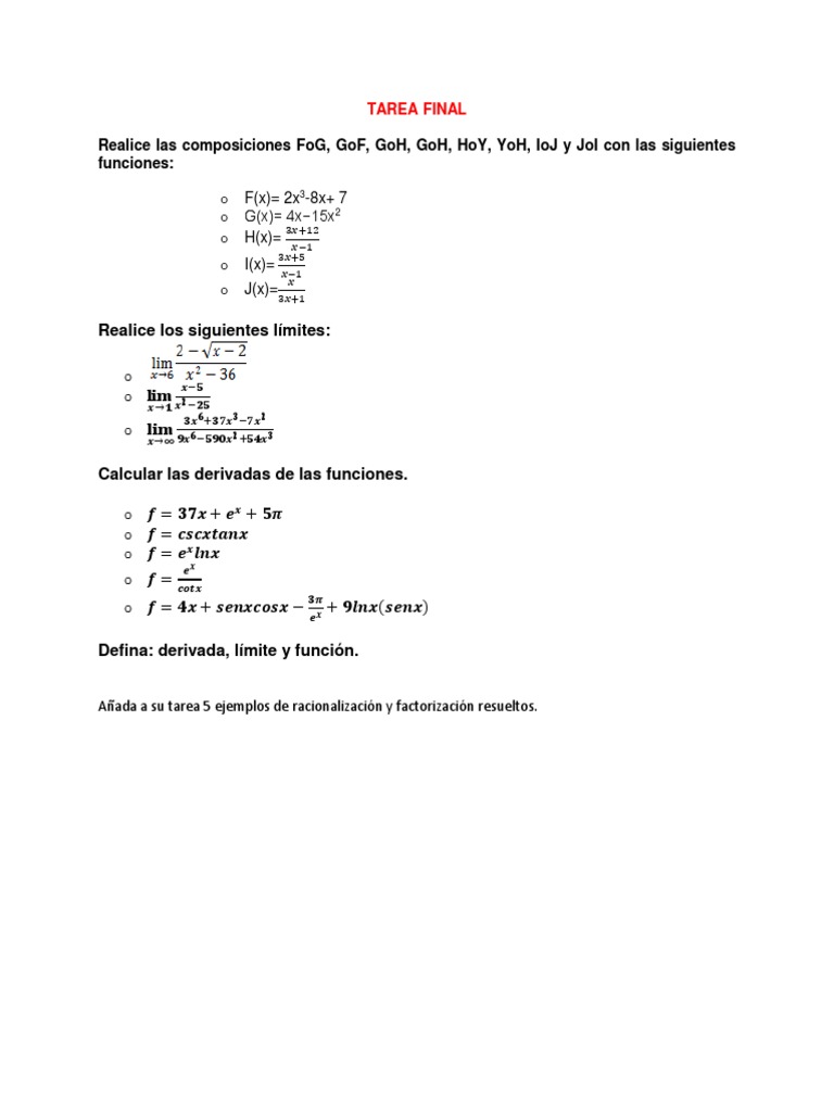 Tarea Final | PDF