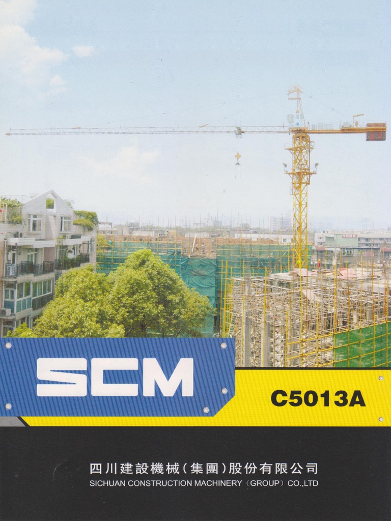 SCM C5013A Tower Crane | PDF